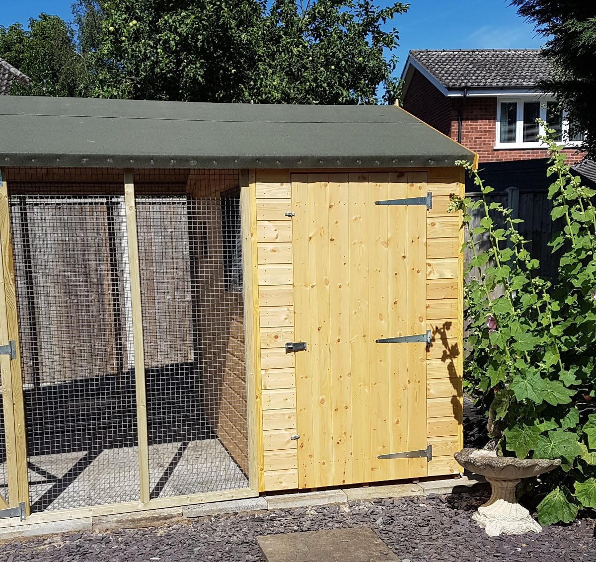 Wooden Bird Aviary In Norfolk. Call Orchard Timber Buildings Today.