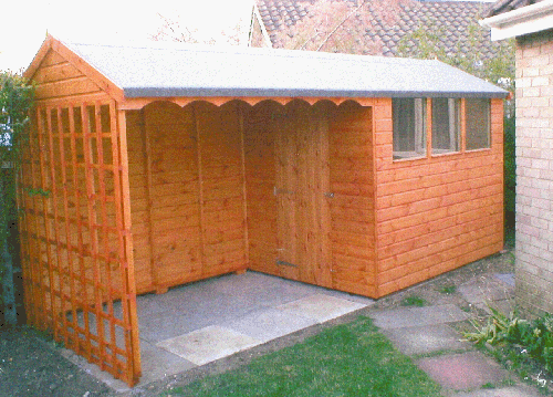The Extension Shed In Norfolk. Call Orchard Timber Buildings Today.