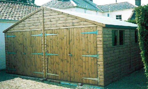 The Double Garage In Norfolk. Call Orchard Timber Buildings Today.