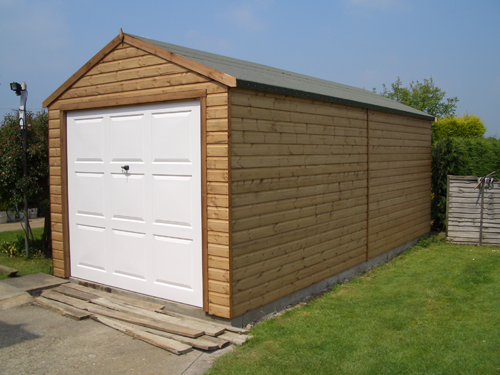 The Single Garage In Norfolk. Call Orchard Timber Buildings Today.