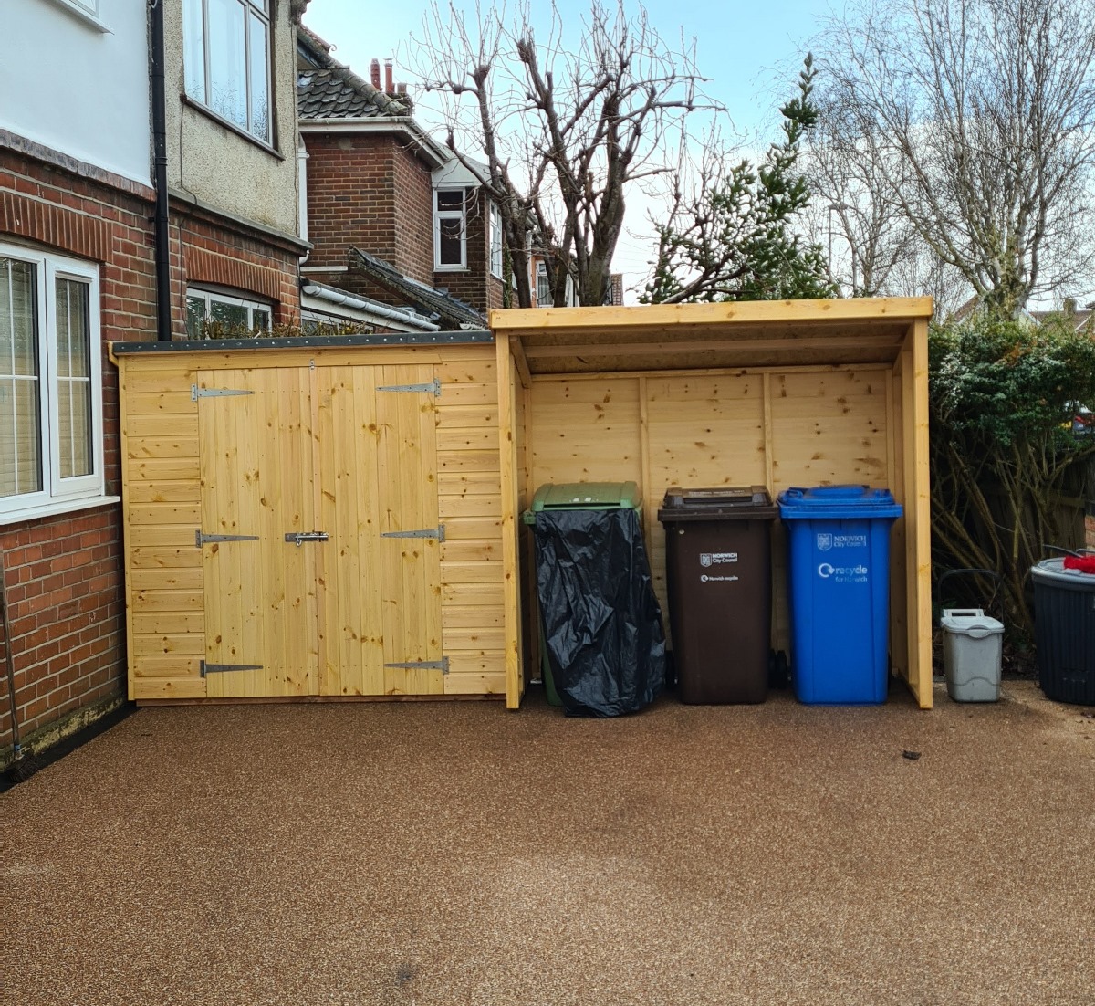 Bin & Wood Stores In Norfolk. Call Orchard Timber Buildings Today.