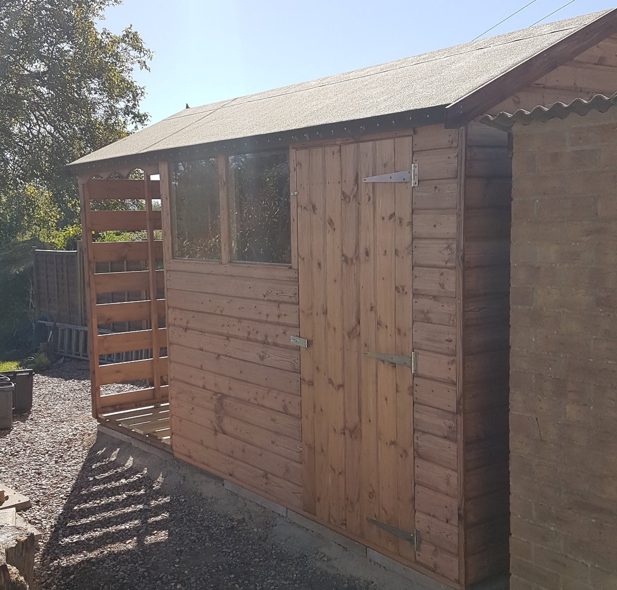 The Extension Shed In Norfolk. Call Orchard Timber Buildings Today.