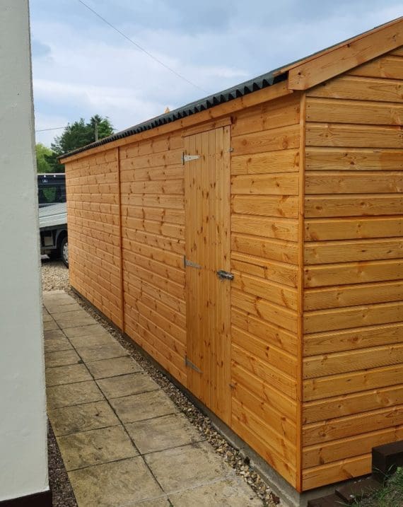 The Single Garage In Norfolk. Call Orchard Timber Buildings Today.