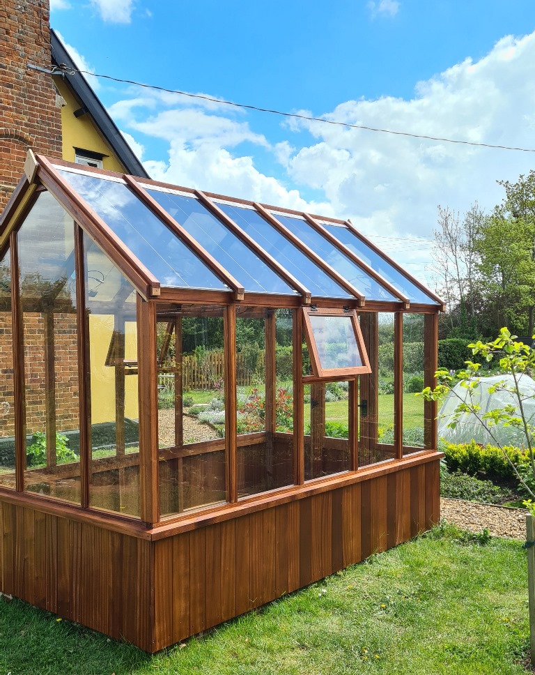 Timber Greenhouse In Norfolk. Call Orchard Timber Buildings Today.
